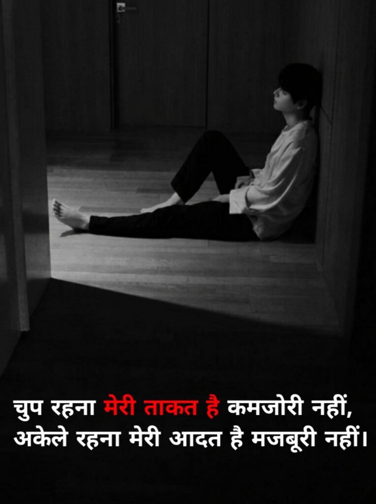 100+ Heart Touching Alone Shayari in Hindi | तन्हाई और दर्द भरी शायरी